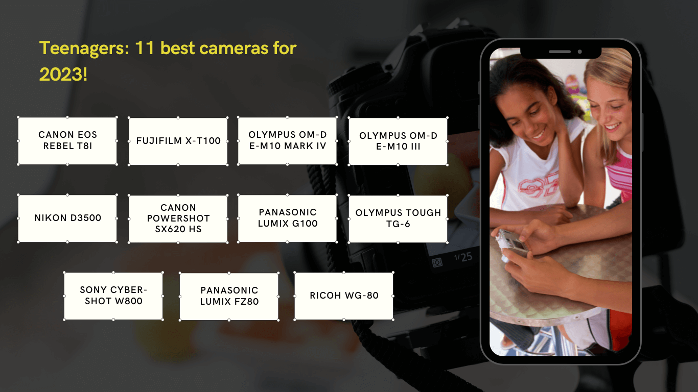 Best 11 Cameras for Teenage Photographers in 2023 - NoKishiTa Camera